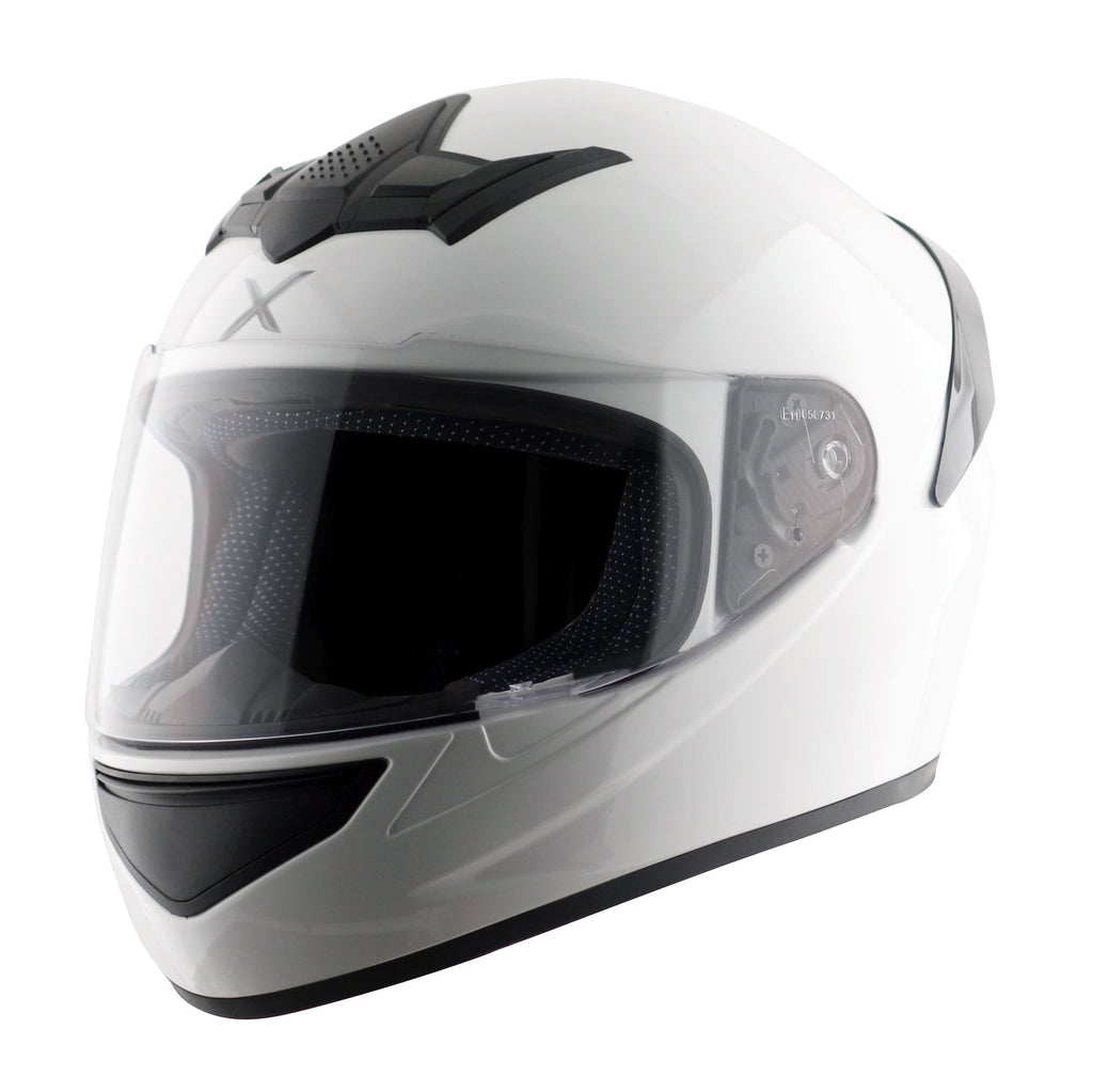Axor Rage Full Face Motorcycle Helmet Gloss White – Biker Parts Direct Ltd