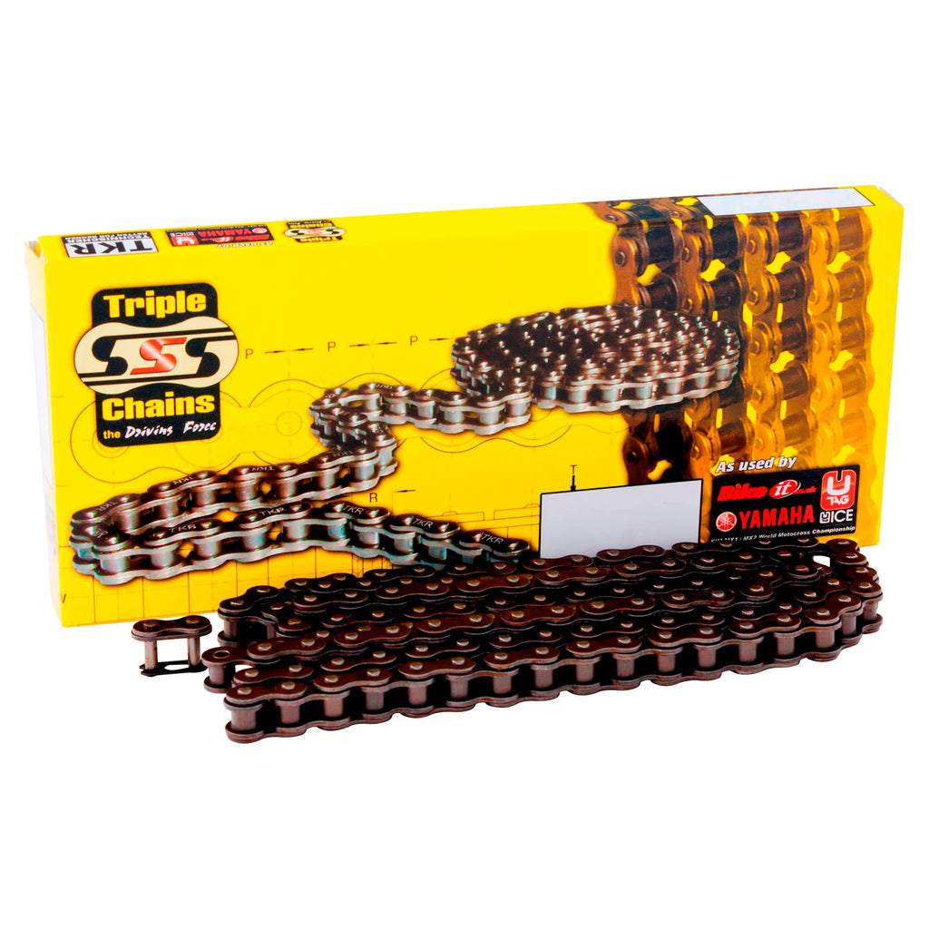 Motorcycle Heavy Duty Solid Bush Chain 520-110 Link – Biker Parts ...
