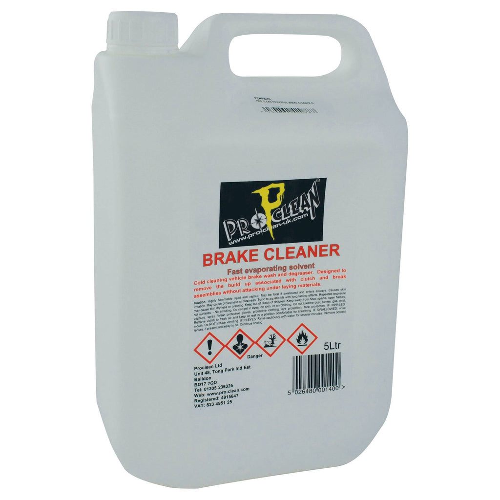 Pro Clean Powerful Brake Cleaner 5 Litre – Biker Parts Direct Ltd