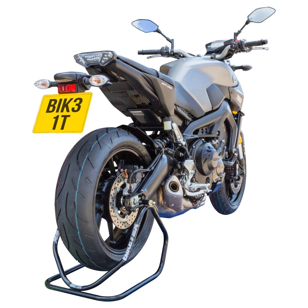 BikeTek Static 1 Piece Rear Motorcycle Stand - Black – Biker Parts ...