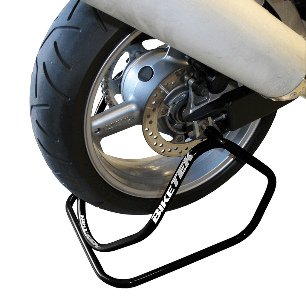 BikeTek Static 1 Piece Rear Motorcycle Stand - Black – Biker Parts ...