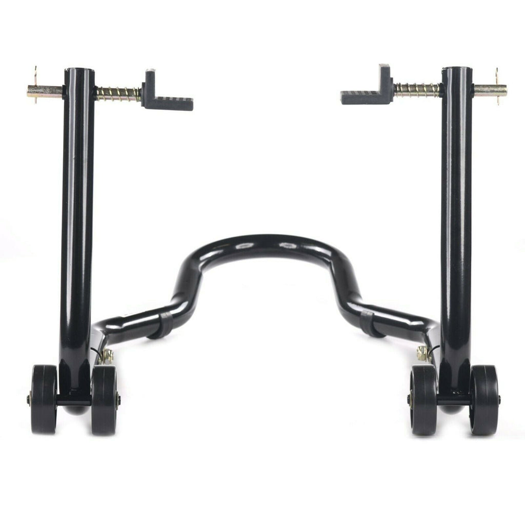 BikeTek Motorcycle Rear Track Paddock Stand - Black – Biker Parts ...