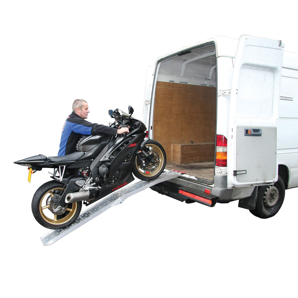BikeTek Aluminium Folding Loading Ramp – Lightweight Motorcycle/Motocr ...